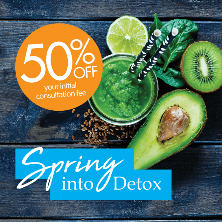Spring in to Detox Promo - hei.design